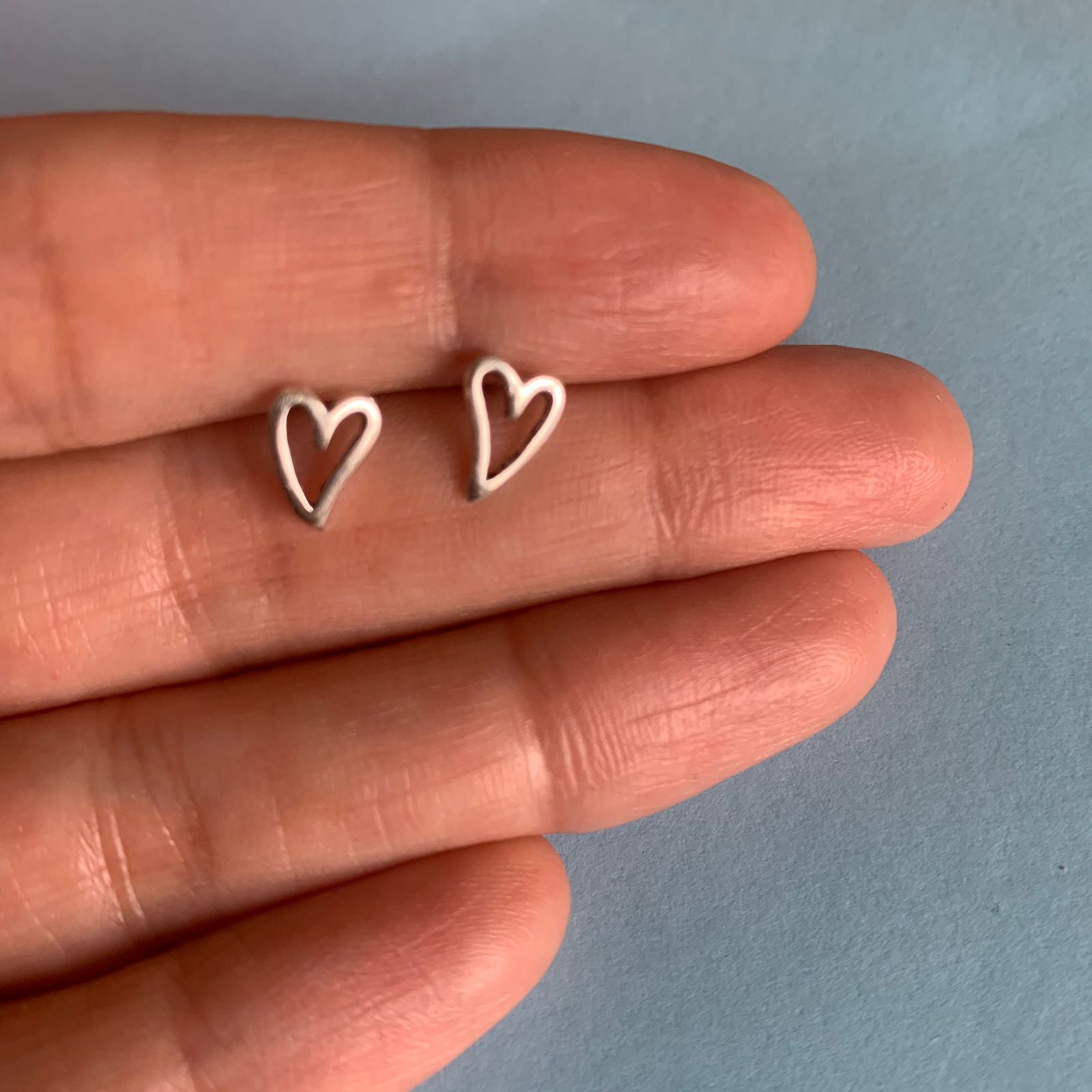 Aros corazón alargado – Cuatro Corners